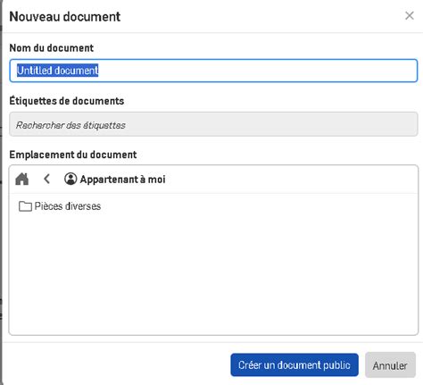 Créer Un Document — Onshape
