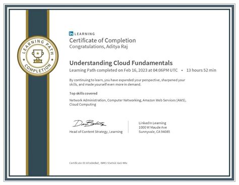 Aditya Raj On Linkedin Cloudcomputing Linkedinlearning