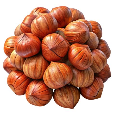 Heap Of Hazelnuts Grain 3d Image 48095187 Png