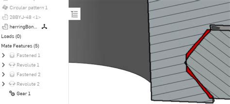 is there a way to reposition gears in assembly to mesh correctly — onshape