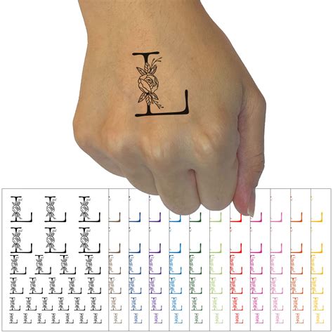 Letter L Tattoo Neo Traditional Letter L And Date 31082024 Tattoo