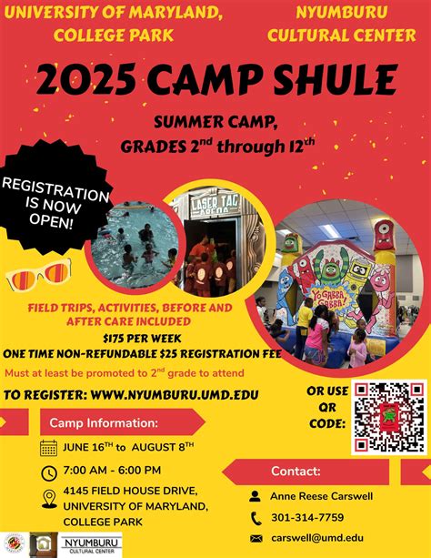 Camp Shule Summer 2025 Nyumburu Cultural Center