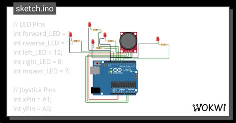 Joystick Wokwi Esp32 Stm32 Arduino Simulator