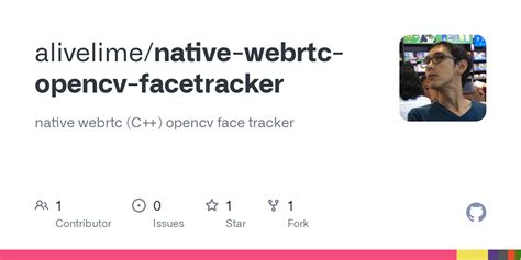 Github Alivelime Native Webrtc Opencv Facetracker Native Webrtc C Opencv Face Tracker