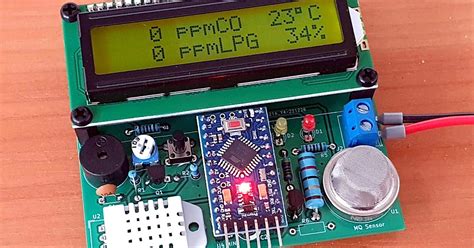 Co And Lpg Gas Sensor With Arduino And Lcd · One Transistor