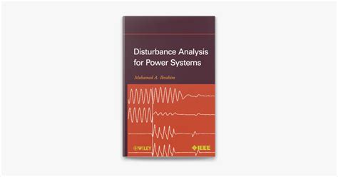 ‎disturbance Analysis For Power Systems On Apple Books