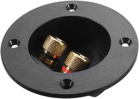 Stahad 3pcs Speaker Terminal Cup Speakers Banana Plug Connectors Speaker Terminal Binding Post