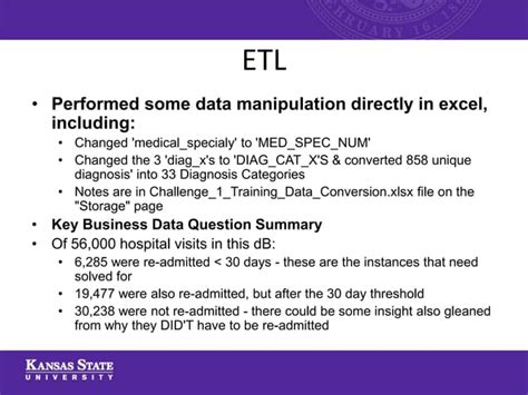 Predicting Hospital Readmissions Pptx