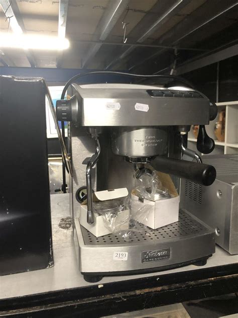 Lot Sunbeam Coffee Machine