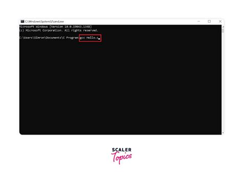 download and install c gcc compiler for windows scaler topics