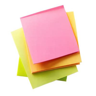 Notepad Sticky Notes PNGs For Free Download