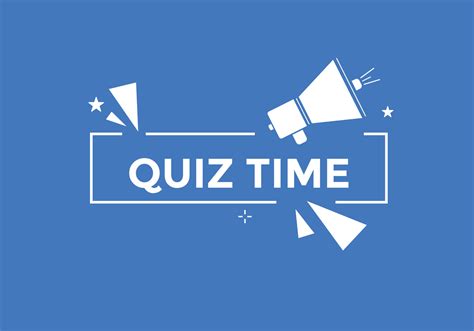 quiz time button quiz time speech bubble quiz time text web template