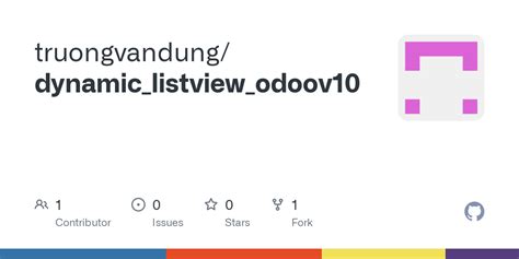 github truongvandung dynamic listview odoov10