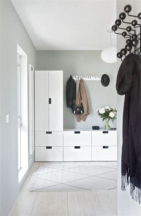 Hallen Inspiration Med Fokus På Förvaring Hall Inspiration Ikea Garderobe Ideeën