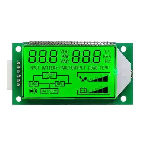 7 Segment Monochrome Lcd Displays Green Backlight Manufacturers