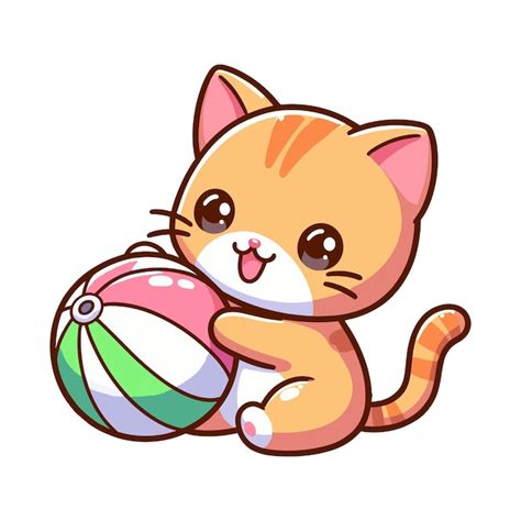 Gato Jugando Clipart