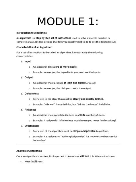 Desgin Analysis And Algorithms Full Notes Pdf Time Complexity