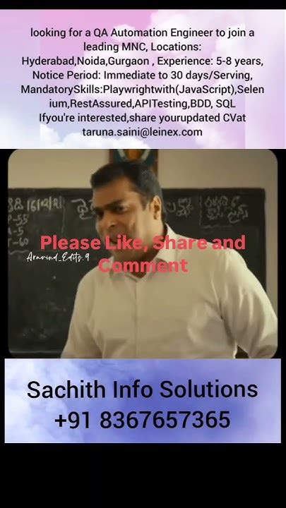 looking for qa automation engineers qaautomation automationengineer