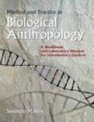 Workbook Method And Practice In Biological Anthropology A Workbook