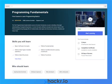 Best Programming Courses Online In Free Paid
