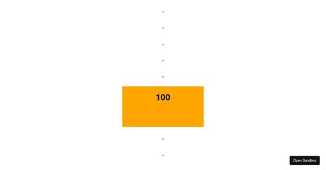 Use Visibility Percentage Examples CodeSandbox