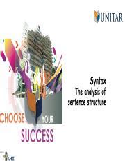 The Importance Of Syntax In Linguistics Understanding Sentence