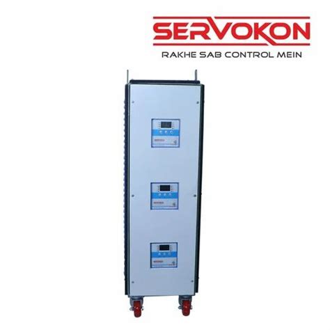 Three Phase Air Cooled Servo Stabilizers 15 Kva Three Phase Air