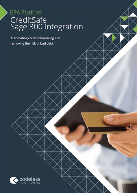 Creditsafe Sage 300 Integration Company Credit Report Automation