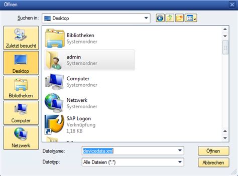 Java How To Map A Sap Fileopendialog Stack Overflow