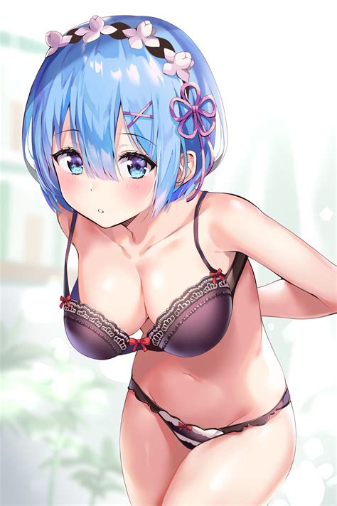 壁纸 胸罩 内裤 Re Zero Kara Hajimeru Isekai Seikatsu Rem Re Zero