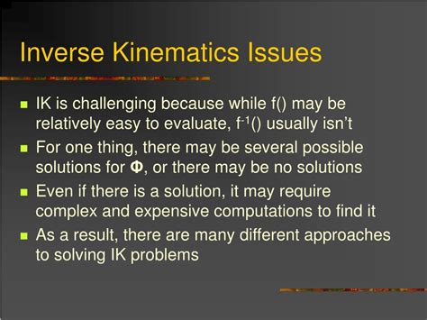 PPT Inverse Kinematics Part 1 PowerPoint Presentation Free Download ID 176599