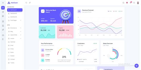 Matdash Vuetify Nuxtjs Admin Dashboard Template By Adminmart Codester