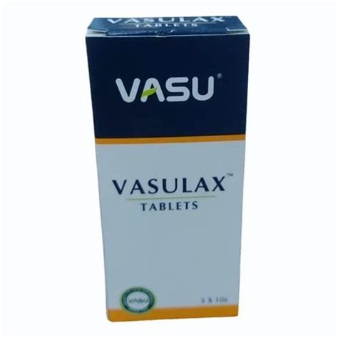 Vasu Vasulax Tablet For Constipation Control 30 Tablets At ₹ 600 Box