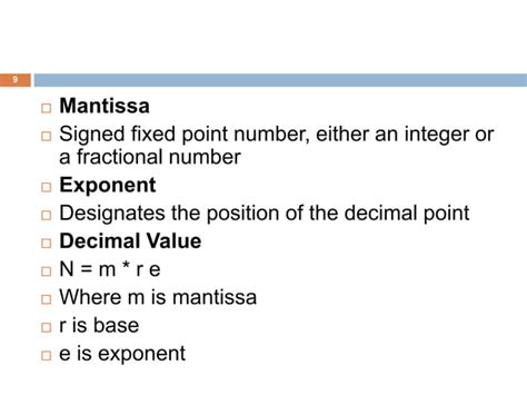 Computer Architecture Data Representation Pptx Programming