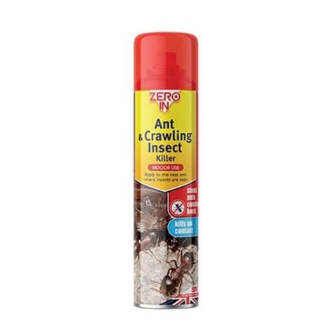 Zero In Ant And Crawling Insect Killer Spray 300ml Hampdens Wholesale
