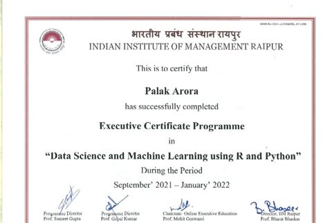 Palak Arora On Linkedin Iimraipur Python Datascience