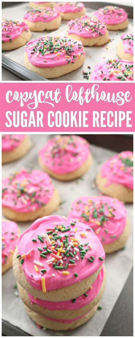 This Copycat Lofthouse Sugar Cookie Recipe With Frosting Is One Of My
