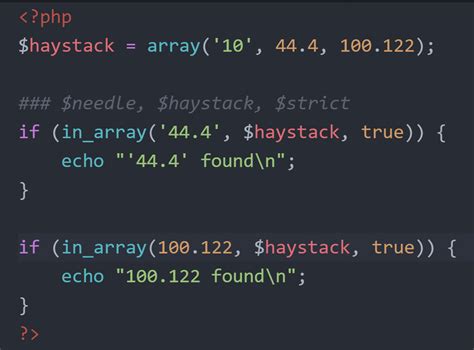 Php Inarray Function How To Check If A Value Is In An Array Php