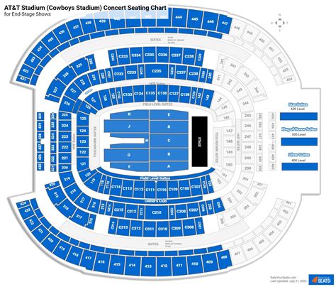 Seating Chart Att Stadium Chart Reading Skills
