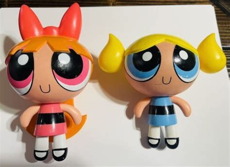 Vintage Powerpuff Girls Figures Cartoon Network 1999 Power Puff 6