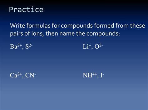 PPT Naming IONS Formulas For Ionic Compounds PowerPoint Presentation ID