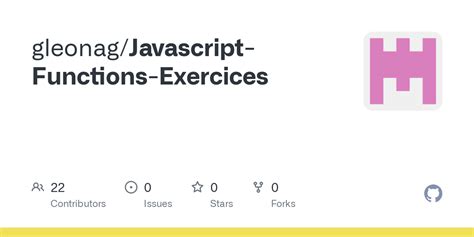 Github Gleonagjavascript Functions Exercices