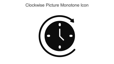 Clockwise Picture Monotone Icon In Powerpoint Pptx Png And Editable Eps Format PPT Presentation