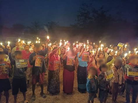 ကလေးမြို့ ပင်မ သပိတ် အင်အားစုများက ဖက်ဆစ် စစ်တပ် တော်လှန်ရေး ညသပိတ် ပ