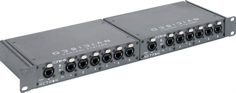 Obsidian Control Systems Rdm 645 Rugged And Compact Rdm And Dmx Splitter With 6 Rj45 Xlr Outputs