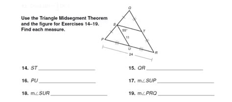 Solved Use The Triangle Midsegment Theorem And The Figure For