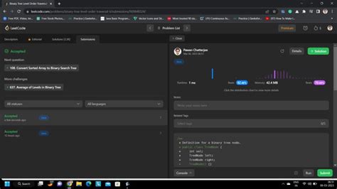 Pawan Chatterjee On Linkedin Problem Binary Tree Level Order Traversal Ii Platform Leetcode