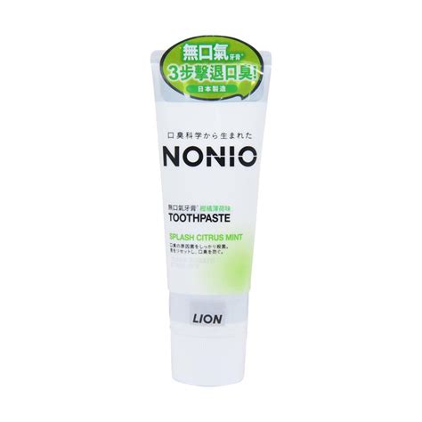 Nonio Toothpaste Splash Citrus Mint 130g Log On