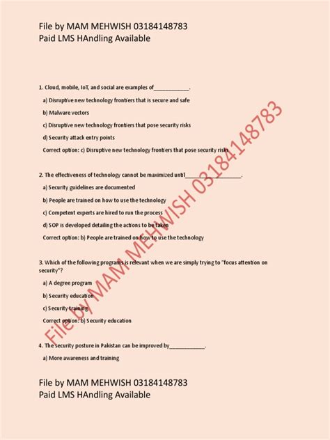 cs205 quiz 1 24may2023 mids by miss mehwish pdf security computer
