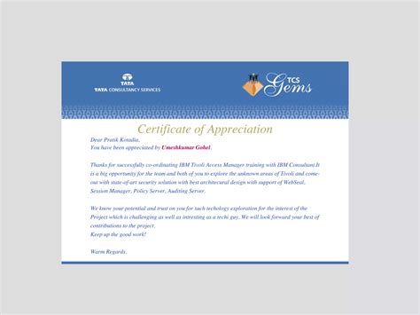 Awards And Appreciation As Software Engineer Pdf